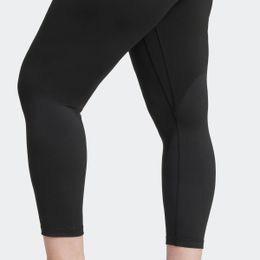 Damen Trainingstights "All Me 7/8 PS", schwarz, Gr. 3X, adidas Performance, Obermaterial: 79% Polyester, 21% Elasthan, Hosen