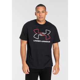 Under Armour Herren T-Shirt "UA GL FOUNDATION UPDATE SS", schwarz, Gr. L, unifarben, Single Jersey, Obermaterial: 60% Baumwolle, 40% Polyester,