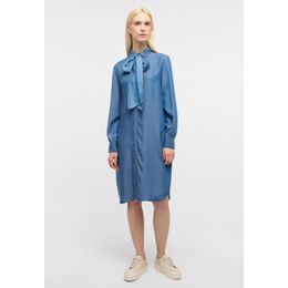 Eterna Damen Blusenkleid "LOOSE FIT"schwarz indigo, Gr. 44, 100% Lyocell, Kleider