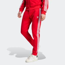 Herren Sporthose "SST TP", rot, Gr. XL, adidas originals, clean, Obermaterial: 70% Polyester, 30% Baumwolle, Hosen, schmale Passform, mit elastischem