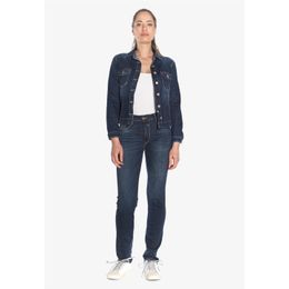 Damen Slim-fit-Jeans "PULPHIGR", blau, Gr. 30, Le Temps Des Cerises, 92% Baumwolle, 8% Elasthan, Jeans, im modischen Five Pocket-Stil