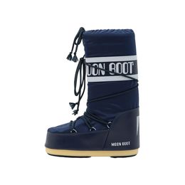 Moon Boot Snowboots Herren Gr&ouml;&szlig;e 27/30 dunkelblau / silbergrau Winterschuhe