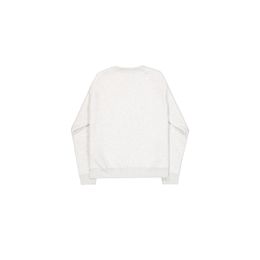 Herren Sweater "Basic Sweatshirt SL", wei&szlig;, Gr. M, Alpha Industries, Obermaterial: 80% Baumwolle, 20% Polyester, Sweatshirts