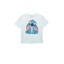 KOTON T-Shirt Jungen Gr&ouml;&szlig;e 110/116 saphir / hellblau / rosa