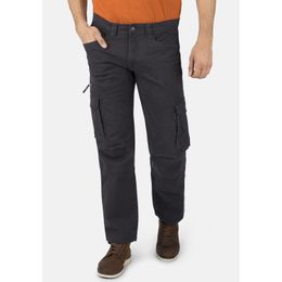 Cargohose HERO by John Medoox "CALGARY Stretchtwill Cargohose", Herren, Gr. 38, L&auml;nge 32, schwarz asphalt, Twill, 97% Baumwolle, 3% Elasthan, gerade lang, Hosen Cargohose, Outdoorhose Casual Twill f&uuml;r Herren