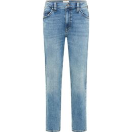 Mustang Herren Straight-Jeans "Tramper Straigt", blau, Gr. 40, Denim/Jeans, Obermaterial: 99% Baumwolle, 1% Elasthan, Jeans