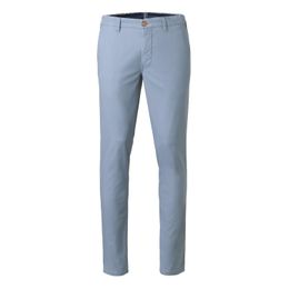 MEYER Herren Chinos "M5 Move 1-6025", blau, Gr. 34, unifarben, 97% Baumwolle, 3% Elasthan, Hosen, mit flexiblen Stretchbund