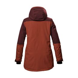 Killtec Damen Skijacke "KSW 40 WMN SKI JCKT", braun, Gr. 46, Oberstoff 1: 93% Polyester, 7% Elasthan/ Oberstoff 2: 100% Polyester, Futter: 100%