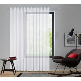 Gardine OTTO HOME, B:300cm H:145cm, wei&szlig;, Polyester, Gardinen, "Dolly", gewebt, Polyester