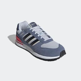 Herren Sneaker "RUN 80S", adidas Sportswear, Gr. 41, schwarz, Leder, Synthetik, Textil, Schuhe
