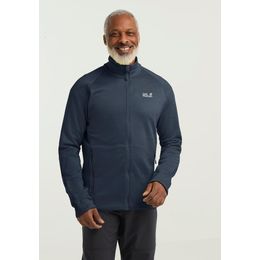 Jack Wolfskin Herren Fleecejacke "PEAK DISTRICT FZ M", blau, Gr. XXL, Obermaterial: 94% Polyester, 6% sonstige Fasern. Futter: 100% Polyester, Jacken