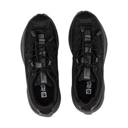Jack Wolfskin Damen Sneaker "VILLI SNEAKER LOW K", Gr. 34, schwarz, Main Material Second Material 100% Polyamide Lining 100% Polyamide Sole 100%