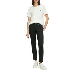 s.Oliver Damen Slim-fit-Jeans "Betsy", schwarz, Gr. 38, Denim/Jeans, Obermaterial: 50% Baumwolle, 40% Viskose, 8% Polyester, 2% Elasthan, Jeans, mit