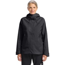 Jack Wolfskin Damen Outdoorjacke "KAMMWEG 2L JKT W", grau, Gr. XS, Obermaterial: 100% Polyester. Futter: 100% Polyester. Futter 2: 86% Polyamid, 14%