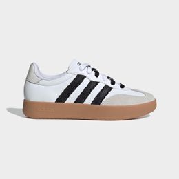 Damen Sneaker "BARREDA", adidas Sportswear, Gr. 41cloud wei&szlig;, core schwarz, gum10, Leder, Synthetik, Schuhe, inspiriert vom Design des adidas