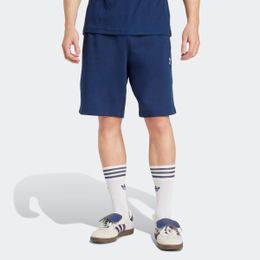 Herren Shorts "ESSENTIALS TREFOIL", blau, Gr. L, adidas originals, Obermaterial: 100% Baumwolle, Hosen, Essential Sweat Shorts mit Logo, aus weichem