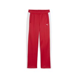 Puma Damen Sporthose "T7 Always On Straight Trainingshose Damen", rot, Gr. S, unifarben, Obermaterial: 33% Baumwolle, 67% Polyester. Rippe: 100%
