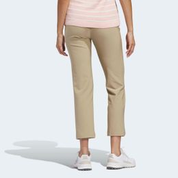 Damen Chinohose "ULTIMATE365+ ANKLE", beige, Gr. XXL, adidas Performance, Obermaterial: 90% Polyester, 10% Elasthan, Hosen