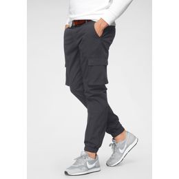 Only & Sons ONLY & SONS Herren Cargohose "ONSCAM STAGE CARGO CUFF LIFE 6687 NOOS", grau, Gr. 30, unifarben, Web, Obermaterial: 98% Baumwolle, 2% Elasthan, Hosen