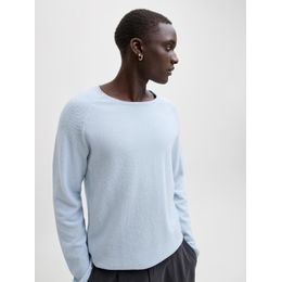 Jack & Jones JACK & JONES Herren Rundhalspullover "JJEHILL KNIT CREW NECK NOOS"celestial blau, Gr. XS, unifarben, Strick, Obermaterial: 100% Baumwolle, Pullover,