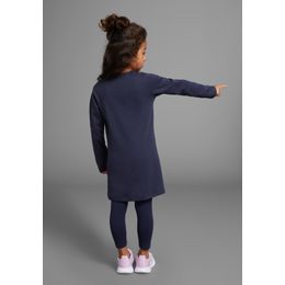 Kidsworld M&auml;dchen Langarmshirt "PFERD", blau, Gr. 92, bedruckt, Jersey, Obermaterial: 100% Baumwolle, Shirts, Langarm, ausgestellter Schnitt,