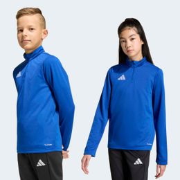 Kinder Sweatshirt "ENTRADA26 KIDS TRAININGSOBERTEIL"royal blau, wei&szlig;, Gr. 128, adidas Performance, Obermaterial: 100% Polyester, Sweatshirts