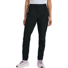 Jack Wolfskin Damen Softshellhose "GEIGELSTEIN SLIM PANTS W", schwarz, Gr. 36, Obermaterial: 91% Polyester, 9% sonstige Fasern, Hosen