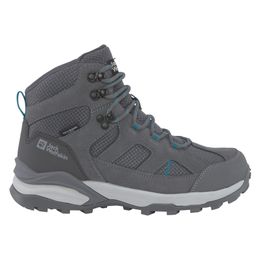 Jack Wolfskin Damen Wanderschuh "TRAIL HIKER TEXAPORE MID W", Gr. 37,5, grau, Leder, Textil, Schuhe, wasserdicht, Trekkingschuh