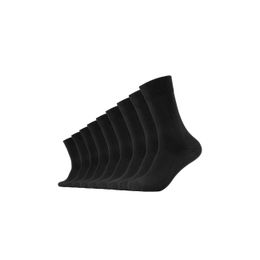 Camano M&auml;dchen Socken "9er Pack", Gr. 39, blau, 80% Baumwolle, 17% Polyamid, 3% Elasthan, uni, Socken