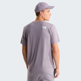 The North Face Herren Funktionsshirt "M MA 24/7 SHORT SLEEVES TEE", grau, Gr. M, Jersey, Obermaterial: 100% Polyester, Shirts, Kurzarm-Design, mit
