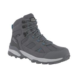 Jack Wolfskin Damen Wanderschuh "TRAIL HIKER TEXAPORE MID W", Gr. 38, grau, Leder, Textil, Schuhe, wasserdicht, Trekkingschuh