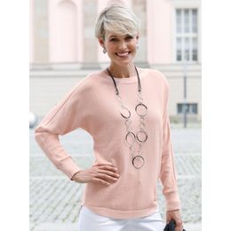 Casual Looks Damen Strickpullover "Pullover", beige, Gr. 40, unifarben, 50% Baumwolle, 50% Polyacryl, Pullover