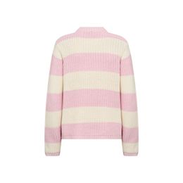 soyaconcept Damen Strickpullover "SC-REMONE STRIPE 38", rosa, Gr. XXL, gestreift, Strick, Obermaterial: 60% Baumwolle, 40% Polyamid, Pullover, aus