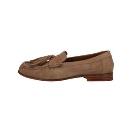 Melvin & Hamilton Damen Slipper "Melvin & Hamilton Slipper Veloursleder", MELVIN & HAMILTON, Gr. 37, beige, Veloursleder, Schuhe