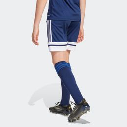Jungen Trainingsshorts "SQUA25 SHO Y", blau, Gr. 176, adidas Performance, Obermaterial: 100% Polyester, Hosen, f&uuml;r Kinder, mit Gummizug, kurze Hose