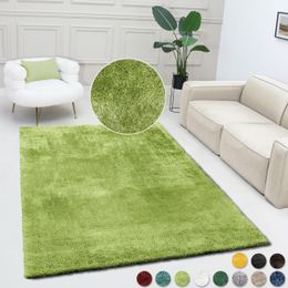 Teppich Bruno Banani, B:200cm H:30mm L:200cm, gr&uuml;n, Kunstfaser, Wohnzimmer, Teppiche, "Dana Teppich, besonders weich und kuschelig, Kundenliebling",