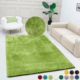 Teppich Bruno Banani, B:200cm H:30mm L:300cm, gr&uuml;n, Kunstfaser, Wohnzimmer, Teppiche, "Dana Teppich, besonders weich und kuschelig, Kundenliebling",