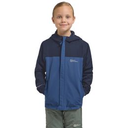 Jack Wolfskin Kinder Outdoorjacke "TUCAN JACKET K", blau, Gr. 128, Obermaterial: 100% Polyester. Futter: 100% Polyester, Jacken