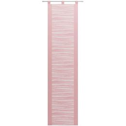 Neutex for you! Schiebegardine NEUTEX FOR YOU, B:57cm H:265cm, rosa, Scherli, Polyester, Wohnzimmer, Gardinen, "Padova", inkl. Beschwerungsstange, Halbtransparent,