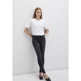 Mavi Damen R&ouml;hrenjeans "ADRIANA"smoke brushed str, Gr. 29, 80% Baumwolle, 18% recycelter Polyester, 2% Elasthan, Jeans, skinny Fit