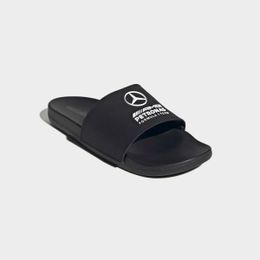 Damen Badesandale "ADILETTE COMFORT MER", adidas Performance, Gr. 47, schwarz-wei&szlig;, Synthetik, Schuhe, Mercedes AMG Motorsport