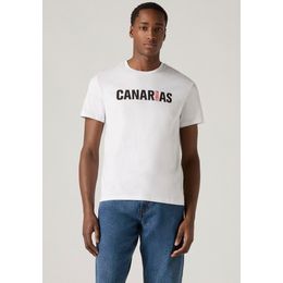 Levi's LEVI'S Herren Print-Shirt "Levi's Original Housemark T-Shirt Canarias"levi canarias bright 2, Gr. XXL, Jersey, Obermaterial: 100% Baumwolle, Shirts,