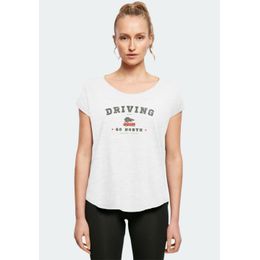 F4NT4STIC Damen T-Shirt "Driving Home Weihnachten", wei&szlig;, Gr. S, Obermaterial: 100% Baumwolle, Shirts, Weihnachten, Geschenk, Logo