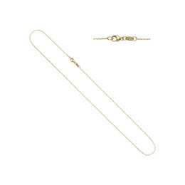 Jobo Damen Goldkette "Ankerkette 0,6 mm", 42cm, Gelbgold 585, gold, Gelbgold 585, Halsketten, 14 Karat 585 Gold diamantiert