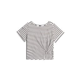 G-Star Raw G-STAR Damen T-Shirt "Striped Knot Top", schwarz-wei&szlig;, Gr. L, Obermaterial: 100% Baumwolle, Shirts