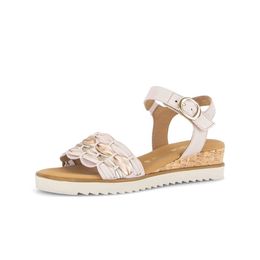 Riemchensandale Gabor "Riemchensandale", Damen, Gr. 40, rosa, Schuhe Riemchensandale