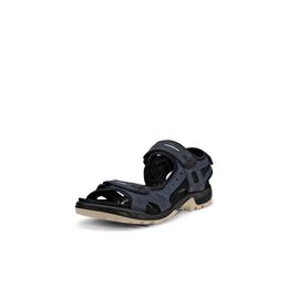 Ecco Herren Outdoorsandale "Offroad", Gr. 50, schwarz, Nubukleder, Schuhe, Sommerschuh, Klettschuh, Outdoorschuh, in Trekking-Optik