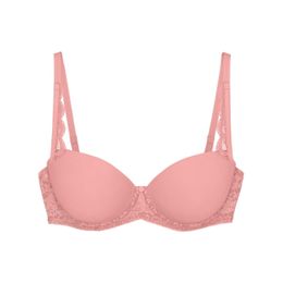 Triumph Damen B&uuml;gel-BH "Amourette WP", Gr. 75, rosa, Microtouch, Obermaterial: 61% Polyester, 27% Polyamid, 12% Elasthan, BHs, Stretch-Spitze, glatte
