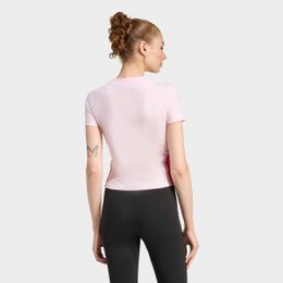 Damen T-Shirt "W 3S SJ BABY T"clear pink, pure ruby, Gr. XL, adidas Sportswear, Obermaterial: 93% Baumwolle, 7% Elasthan, Shirts, schmale Passform,