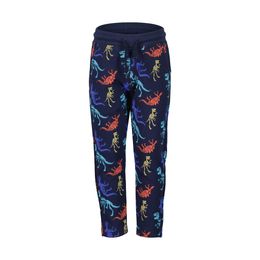Blue Seven Jungen Sweathoseultramarin aop, Gr. 104, bedruckt, Sweatware, Obermaterial: 80% Baumwolle, 20% Polyester, Hosen